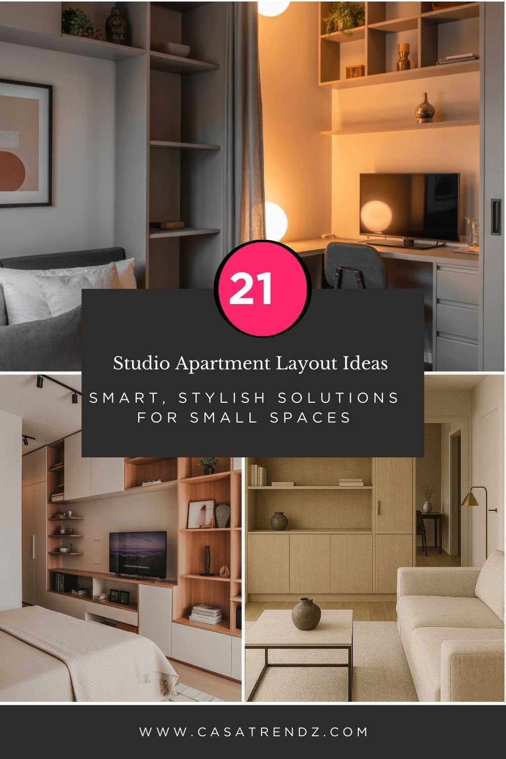 21 Studio Apartment Layout Ideas – Smart, Stylish Solutions for Small ...