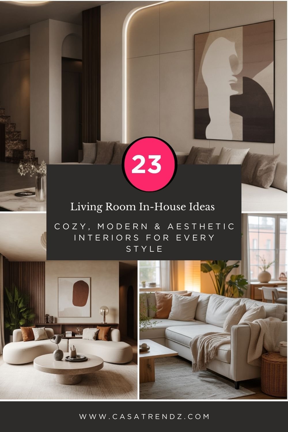 23 Living Room In-House Ideas – Cozy, Modern & Aesthetic Interiors for ...